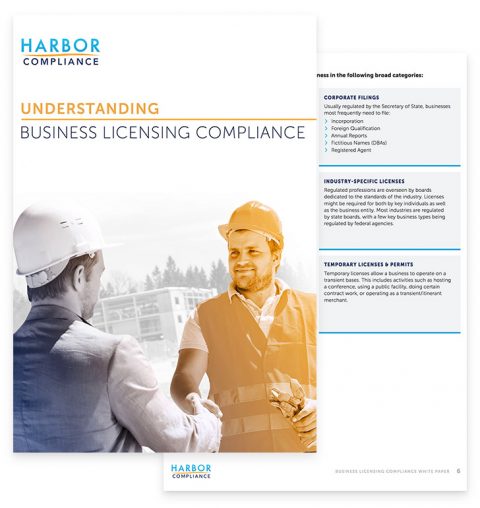 Free White Paper: Business Licensing Compliance | Harbor Compliance ...