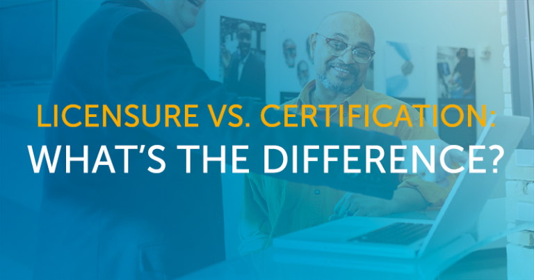 Licensure vs. Certification: What’s the Difference? - Blog | Harbor ... Licensure vs. Certification: What’s the Difference? - Blog | Harbor ...